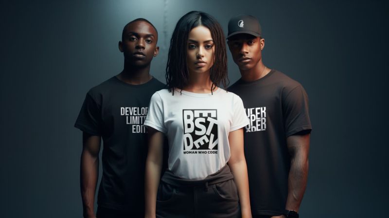 Camiseta Mujer Developer Limited Edition Codev Monkey - Ultra HD Mountain Texture - 8K