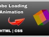 Create 3d Rotating Cube Animation Using Html Css