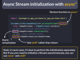Async Stream Initialization With Async
