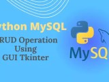 Mysql Crud Operations In Python Using Gui Tkinter