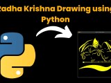 Radha Krishna Drawing Using Python With Source Code Codewithcurious