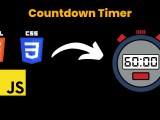 Digital Countdown Using Html Css And Javascript With Source Code