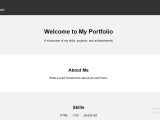 Personal Portfolio Website Using Html Css Javascript With Source