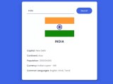 Country Guide App Using Html Css Javascript Codewithcurious