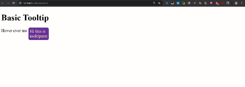 Css Tooltip Text Css Tutorial Codewithharry - Best Space Arts in Full HD
