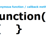 Javascript Callback Functions