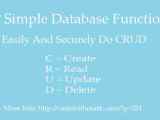 Php Simple Database Class