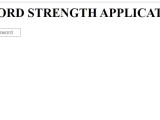 Password Strength Checker Using Html Css Javascript