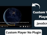 How To Create Custom Video Player Using Html Css Javascript No