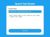 How To Create Speech Text Reader Using Html Css Javascript