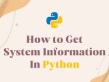 How To Get System Information In Python