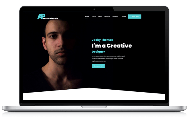 Awesome Portfolio-Complete Free WordPress Portfolio Theme - CWW