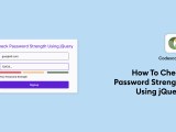 How To Check Password Strength Using Jquery Codexcoach