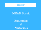 Mean Stack Tutorials Series And Examples Codez Up