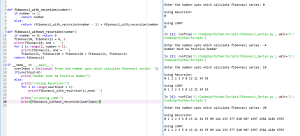 Calculate and display n-th term Fibonacci Series - Python | Codez Up