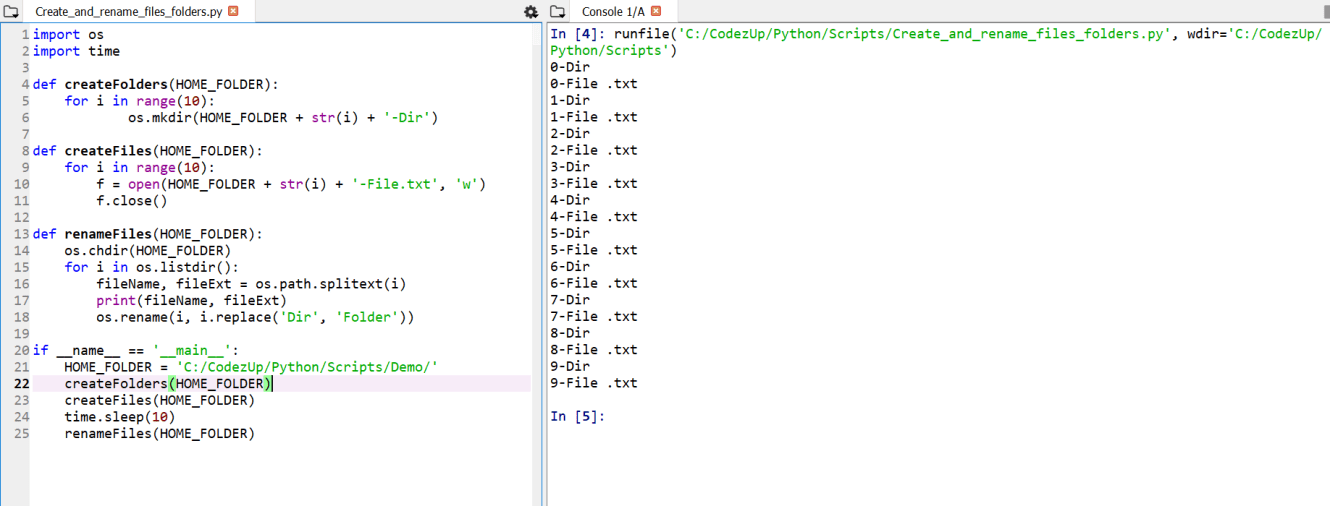 Create Folders And Manipulate Using Os Module Python Codez Up