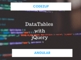 Angular 7 8 9 10 Datatables Example With Jquery Codez Up