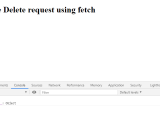 Delete Request Using Fetch In Javascript Codez Up