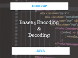 Base64 Encoding And Decoding Example In Java Codez Up