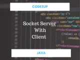 Socket Programming Client And Server In Java Example Codez Up