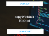 Copywithin Array Method In Javascript Es6 Example Codez Up