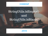 Stringutils Isempty And Stringutils Isblank Method In Java Codez Up