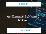 Example Of Getelementsbyname Method In Javascript Codez Up