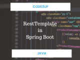 Get Request Using Resttemplate In Spring Boot Part 1 Codez Up