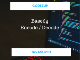3 Ways To Base64 String Encode Decode Javascript Codez Up