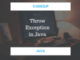 Throw Exception In Java Implementation Example Codez Up
