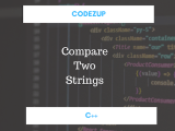 C Program To Compare Strings Without Strcmp Function Codez Up