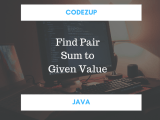 Program To Find Pair With The Given Sum In An Array Codez Up