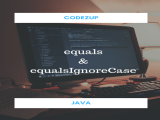 Java String Equals And Equalsignorecase Method Example Codez Up