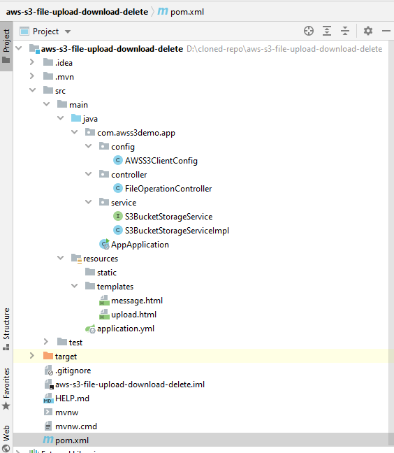Upload, Download and Delete File From AWS S3 Spring Boot