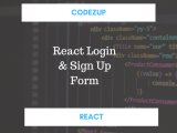 Build React Login Sign Up Form Ui Template With Bootstrap Codez Up