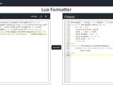 Lua Formatter Online