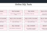 Collection Of Sql Tools Online