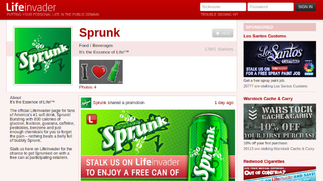 Grand Theft Auto V tiene su propia red social: Life Invader | Código ...