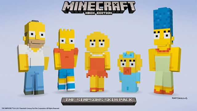 Los Simpson llegan a Minecraft en su versión para Xbox | Código Espagueti