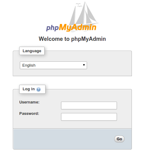 phpmyadmin-login-screen – Códigos de Programación