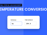 Temperature Converter With Javascript Coding Artist