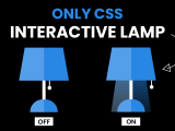 No Javascript Interactive Lamp Coding Artist