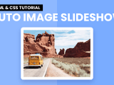 Auto Image Slideshow Using Html Css Coding Artist