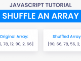How To Shuffle An Array With Javascript Coding Artist