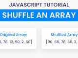 How To Shuffle An Array With Javascript Coding Artist
