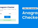 Anagram Checker Coding Artist