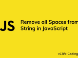 Remove All Whitespaces Javascript