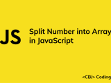 How To Split A Number Into An Array In Javascript Coding Beauty