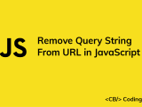 How To Remove A Query String From A Url In Javascript Cb
