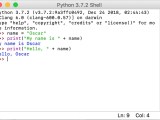 Python3 Shell Codingbug